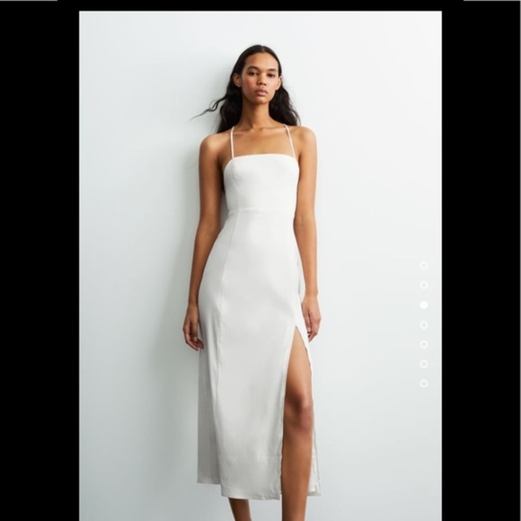 Zara | Dresses | Zara Linen Blend Dress | Poshmark